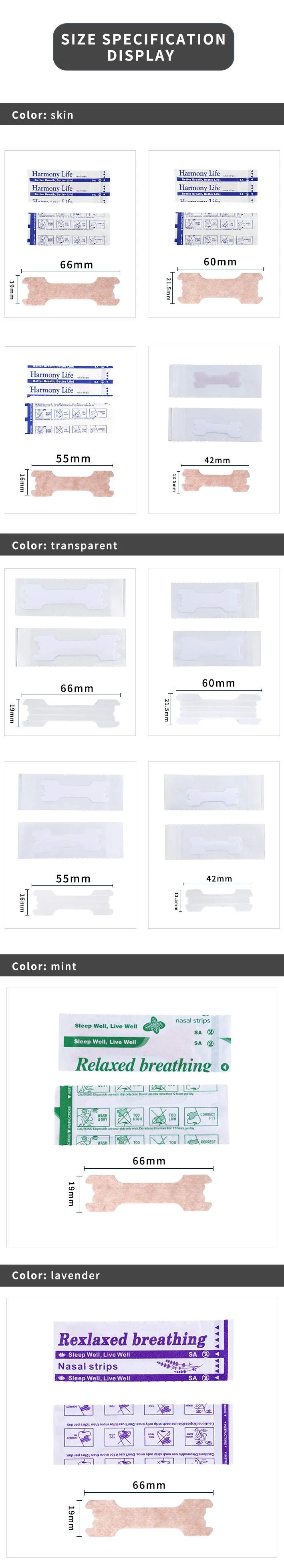 Transparent Pe Nasal Sticker Pressure-sensitive Adhesive Auxiliary ...