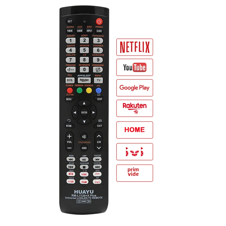 HUAYU RM-L1120+X PLUS Universal Remote Control - All in One
