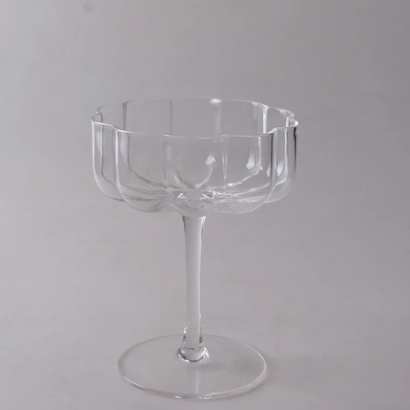 Vintage Ripple Design Coupe Stem Glass| Alibaba.com