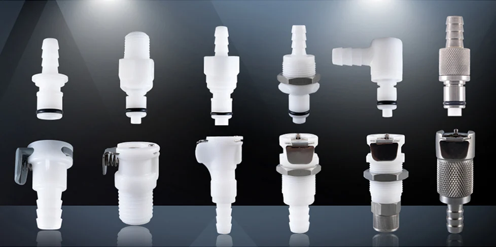 Plastic Quick Coupling Hose Connector for PVC Tubes