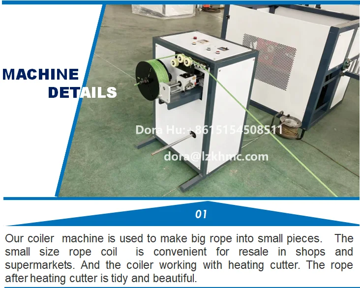 Rope Winding Machine for Small Size Rope Coil - KHMC C-25