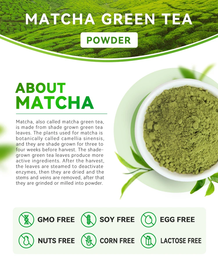Matcha Slimming Powder Private Label Ceremonial Matcha Cans Green Tea ...