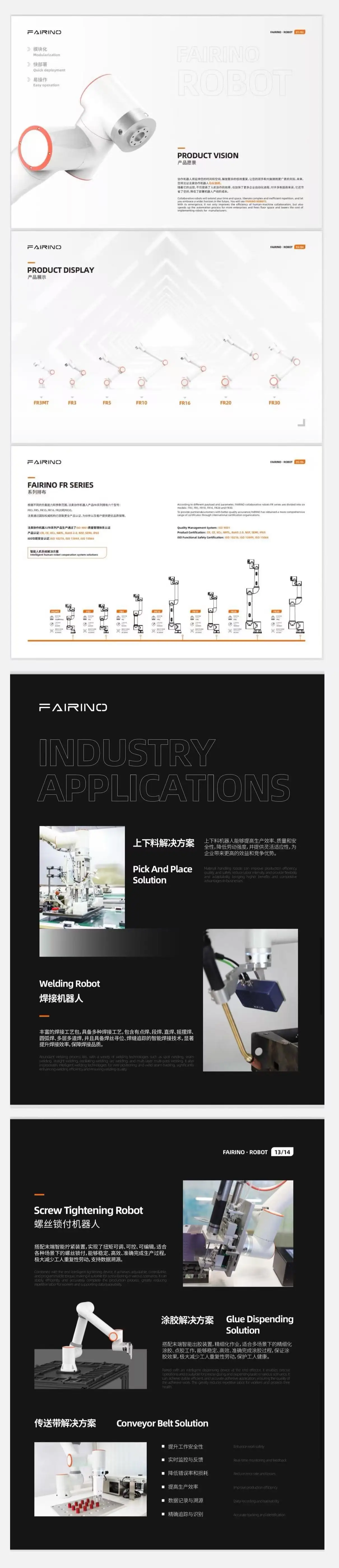 FAIRION FR10 Collaborative Six-Axis Industrial Robotic Arm for Welding ...