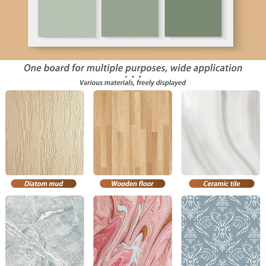 Hot Sale Handed Mdf Portable Mosaic Samples Board Showroom Panel ...