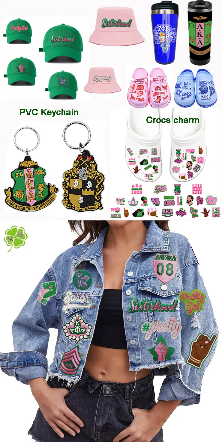 Custom Greek Letter Patches - Sorority and Fraternity