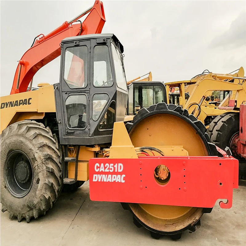 Low Working Hours Used Dynapac Ca251d Road Roller Ca251 Compactor Road ...