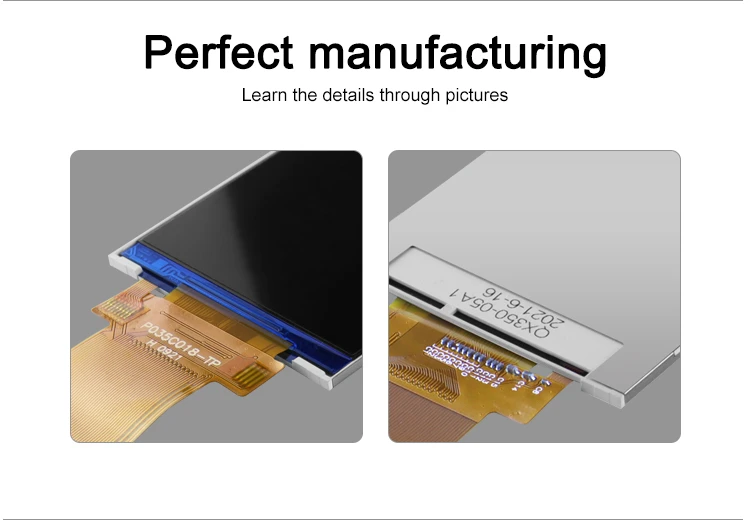 Polcd 0.96 1.33 2.4 3.5 5 5.5 7 Inch Smart Lcm Module Spi Rgb Mcu 8 20 ...