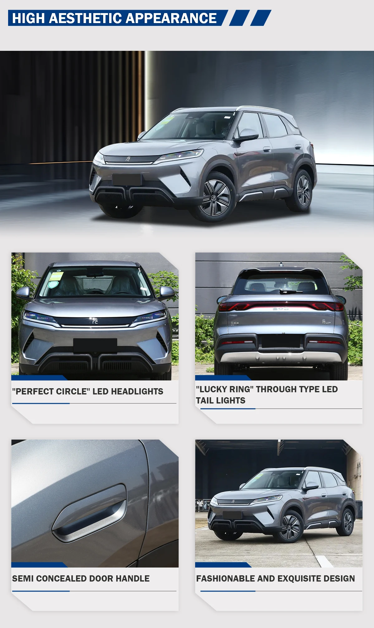 Byd Yuan up Pro Electric Car New Energy Vehicles Ev Suv 401km 500km Byd ...