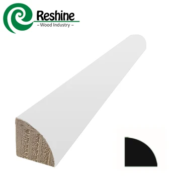 White Primed Pine Wooden Quarter Round Finger Jointed Wood Trim - Buy ...