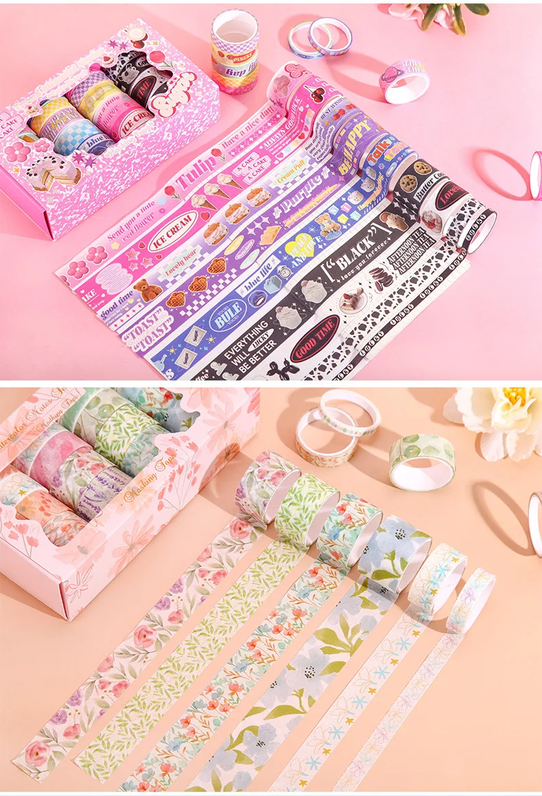 Cute Cartoon Tape Gift Box - Creative DIY Sticker Material