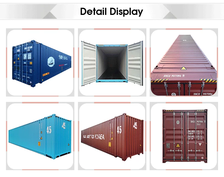 Customizable Designed New Double Door Iso Shipping Container 45hc New ...
