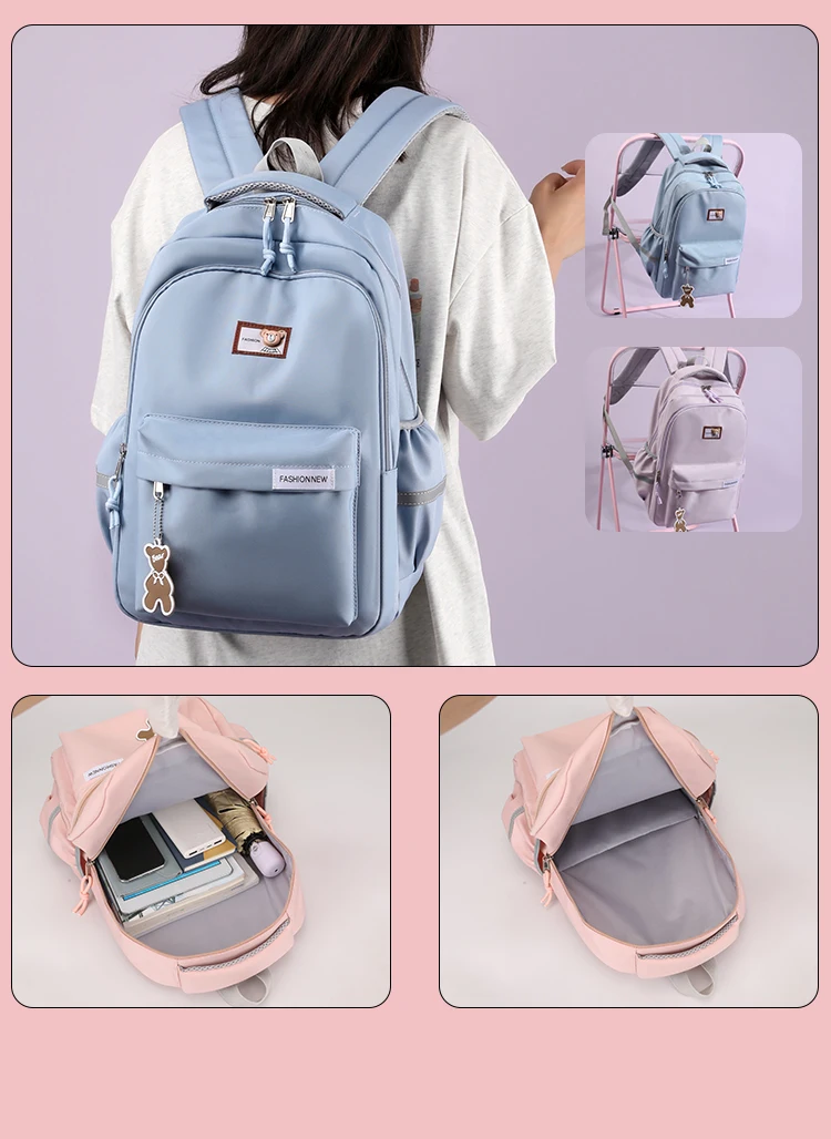 2024 College Students Teenager Campus High Quality Backpacks
