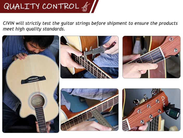 Thin Nano Film Coated Chinese Factory Bronze Gold Acoustic Guitar Metal ...