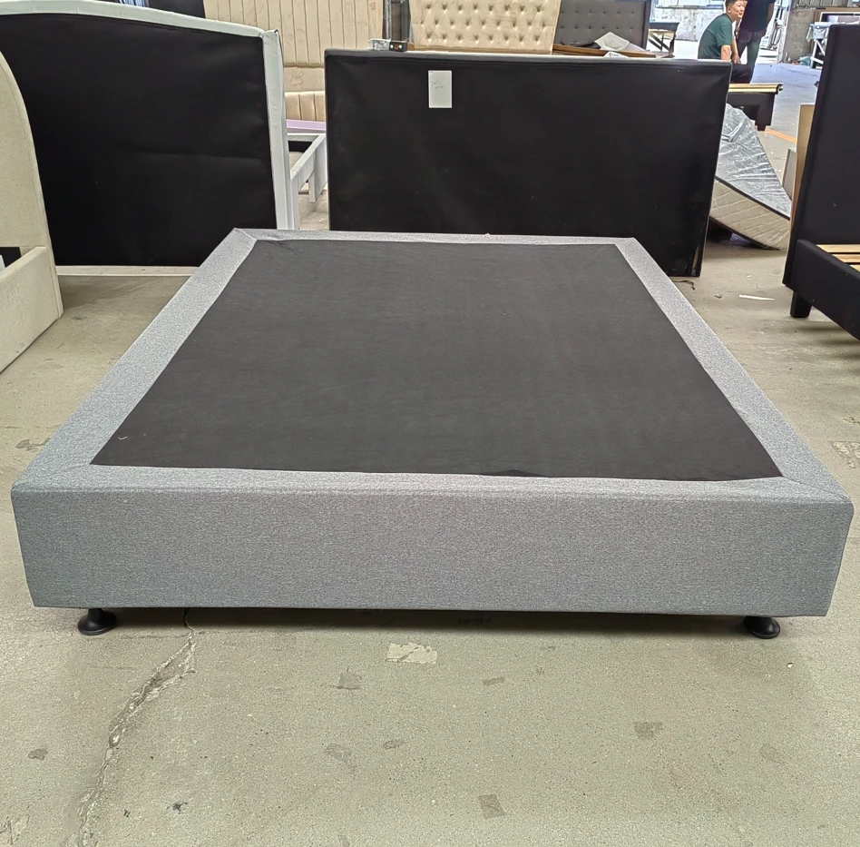 Hotel Bed Base Fabric Upholstered Box Spring Removable Fabric Cover ...