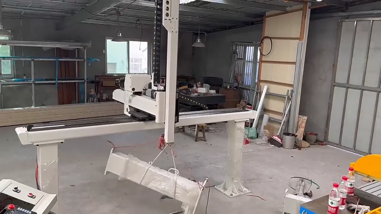 Mini Crane Load 500kg Move Linear Stage Servo Motor Rack Pinion Linear ...