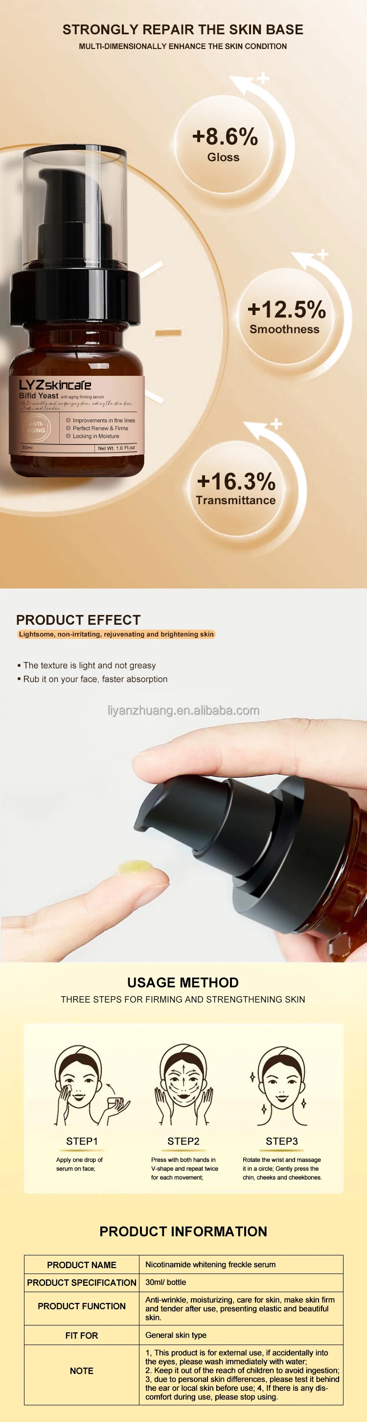 Bifid Yeast Serum Faciales Moisturizer Anti-aging Serum Anti Ageing ...