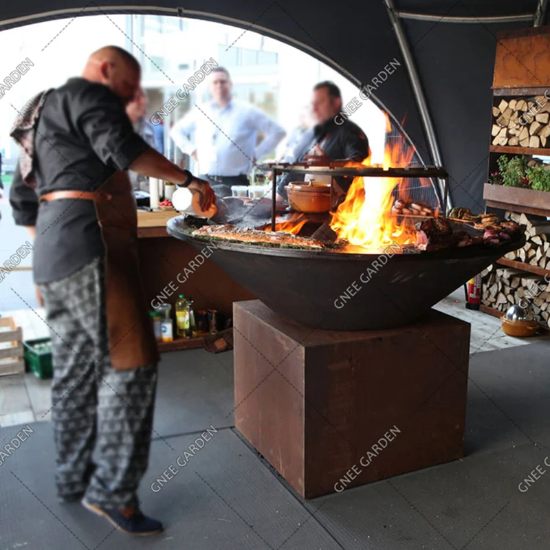 Heavy Duty Metal Grills BBQ Europe - New Design & Corten Steel