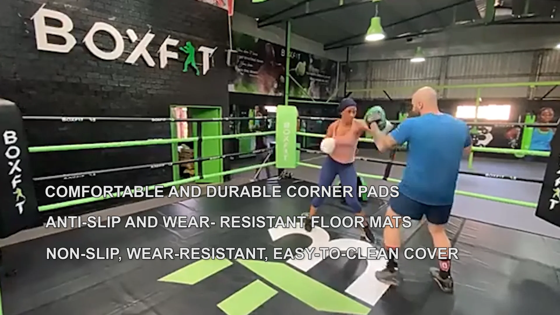 Mma Onemax Boxing Ring Elevated Material 20 X 20 Ft. Floor Boxing Ring ...