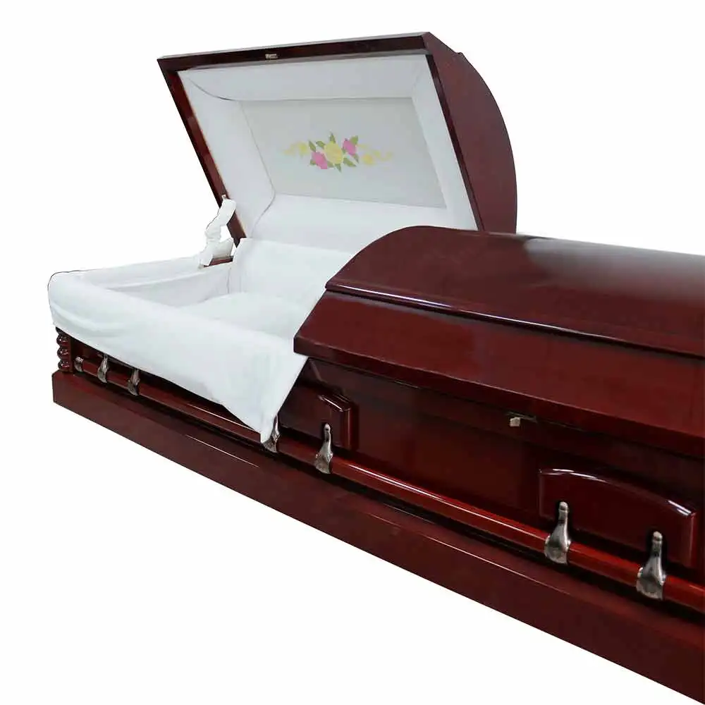 Wooden Coffin Casket Human Casket Funeral Coffin Customizable In China ...