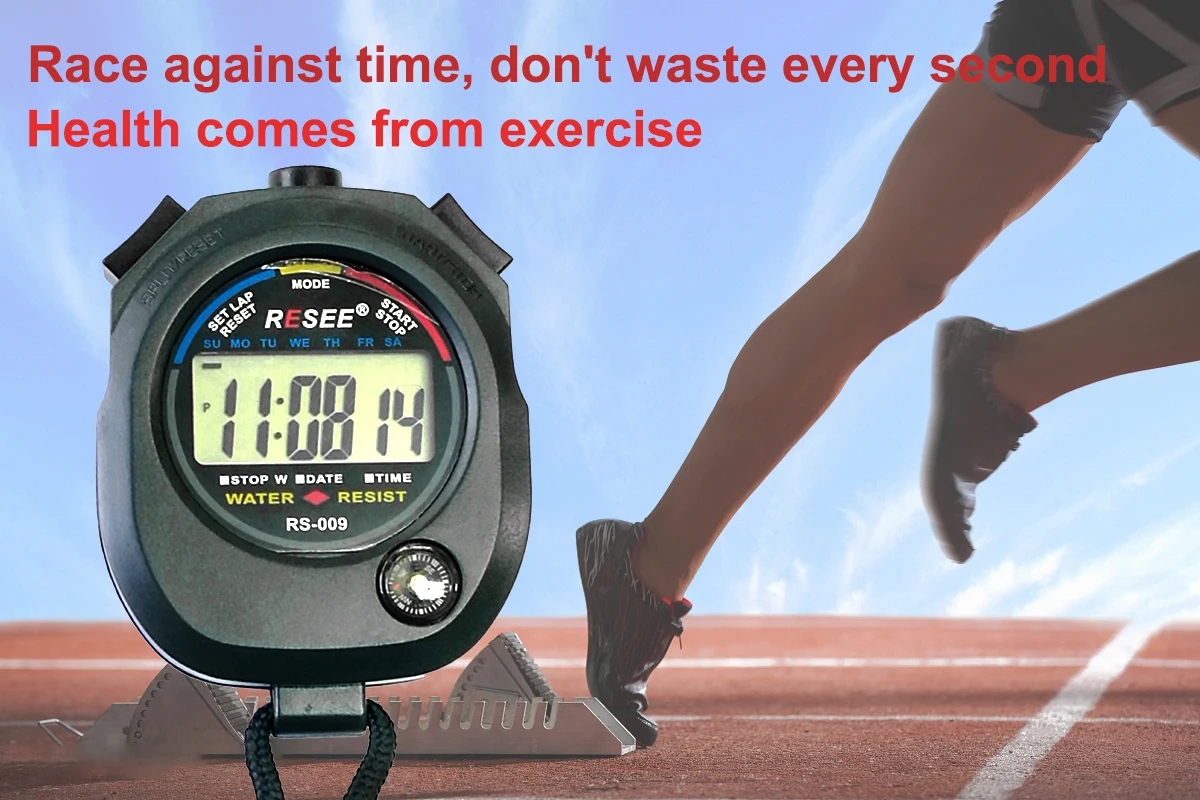 Resee Analog Stopwatch Digital Seconds Timer Professional Nurse ...