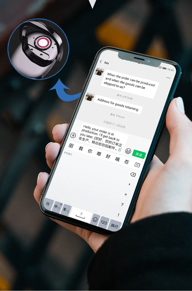 Sunyeetek T2 Smart Mini Language Translator For English German Spanish ... Sunyeetek T2 Smart Mini Language Translator For English German Spanish ...