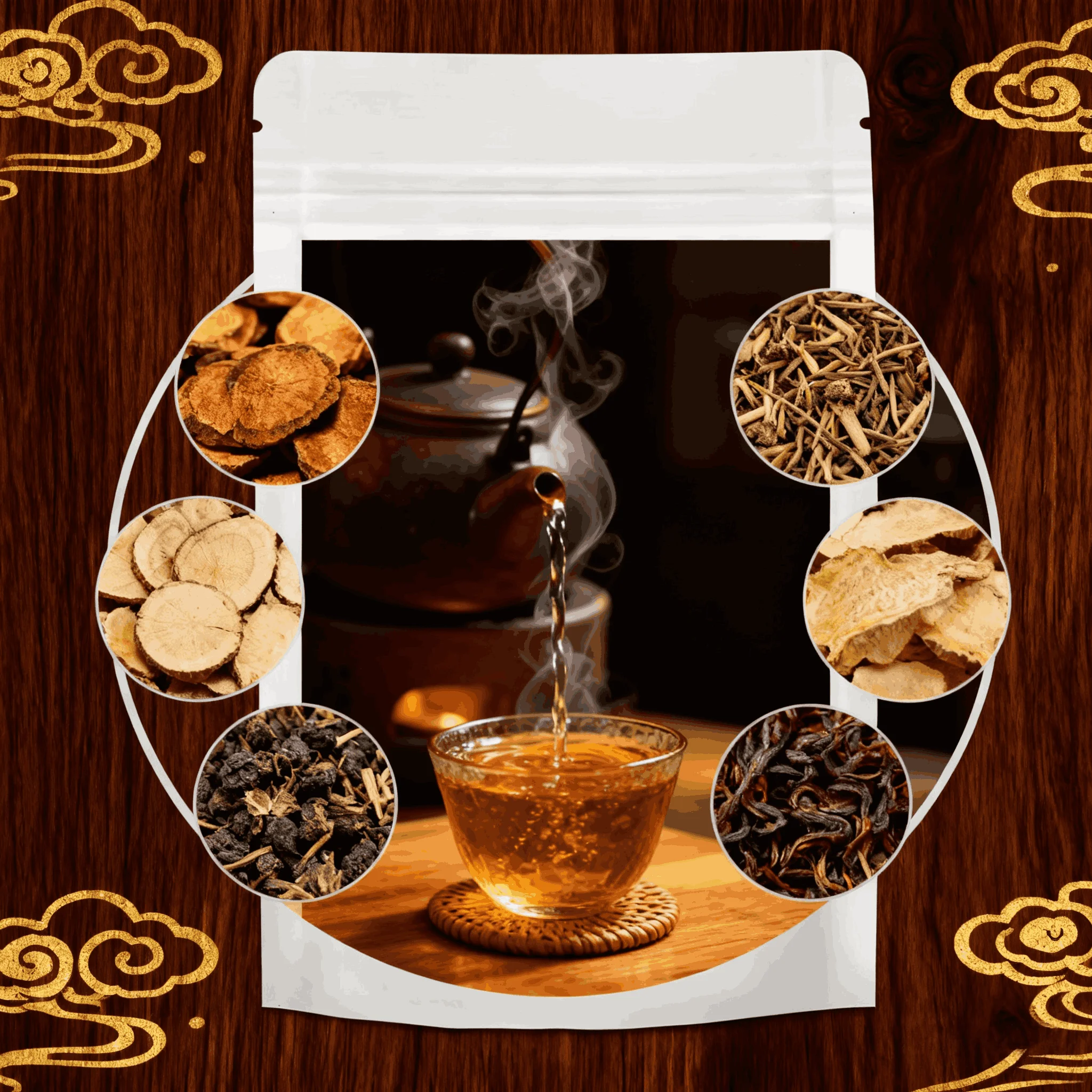 Poria Cocos Sour Jujube Kernel Tea-Natural Weight Loss Support Herbal ...