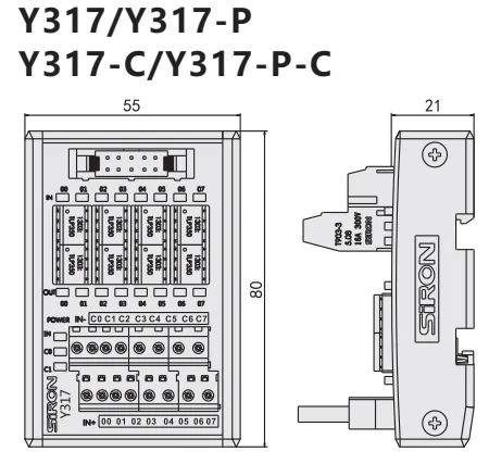 Siron Y317 IDC Horn Transfer - 24V DC Solid State Relay