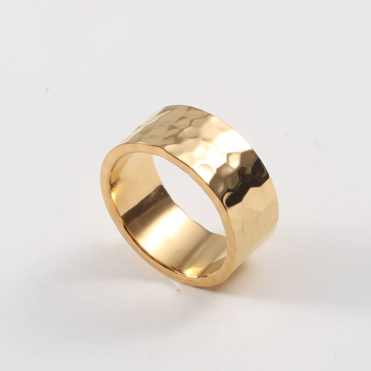 Nontarnish Rings - Minimalist 18K Gold Plated Stainless Steel