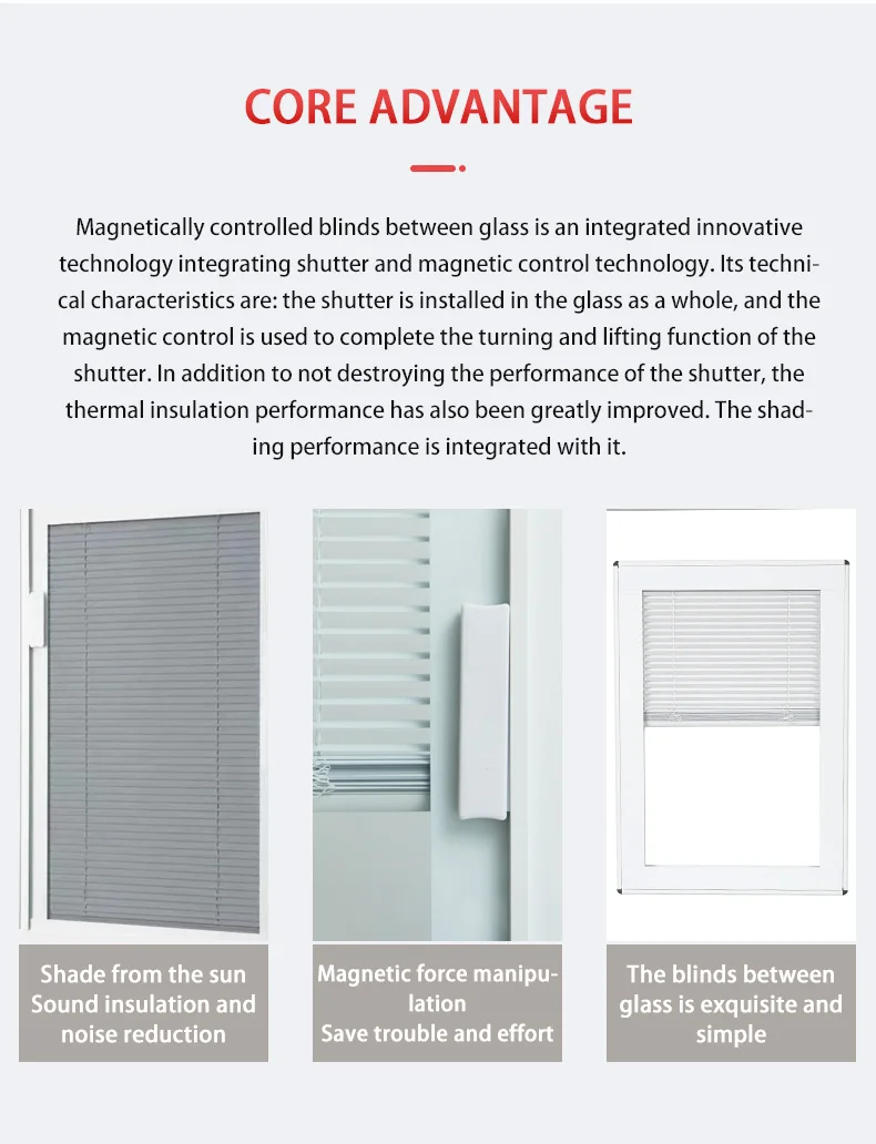 Customizable Magnetic Window Blinds - Durable & Stylish