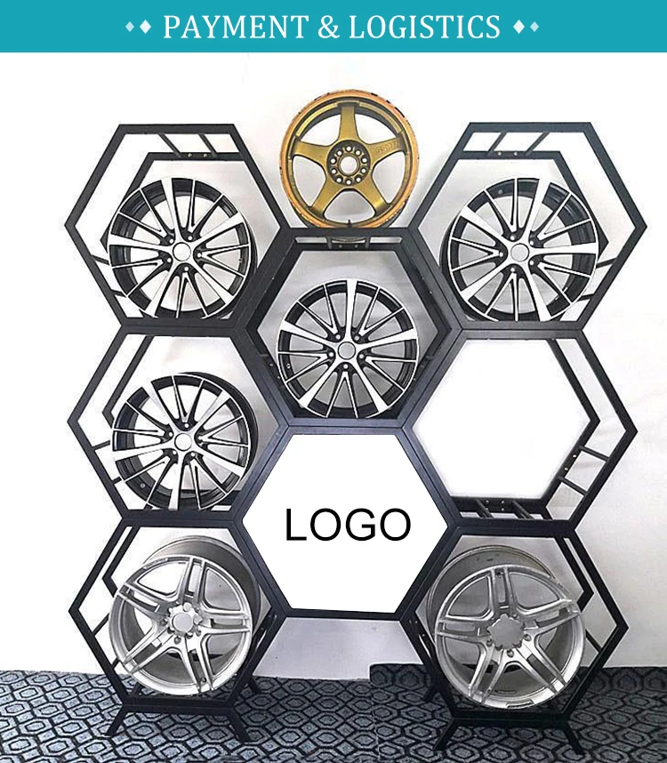 Shop Our Collection of Modern Metal Alloy Car Rim Racks.