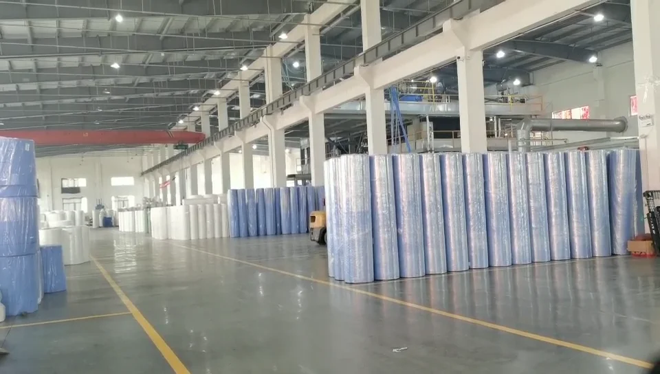 40gsm 45gsm Sms Pp Nonwoven Fabric Spunbonded For Medical Surgic Gown ...