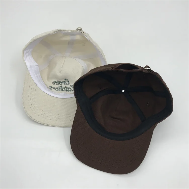 5 Panel Little Curve Brim Unstructured Style Hats - Dad Hats