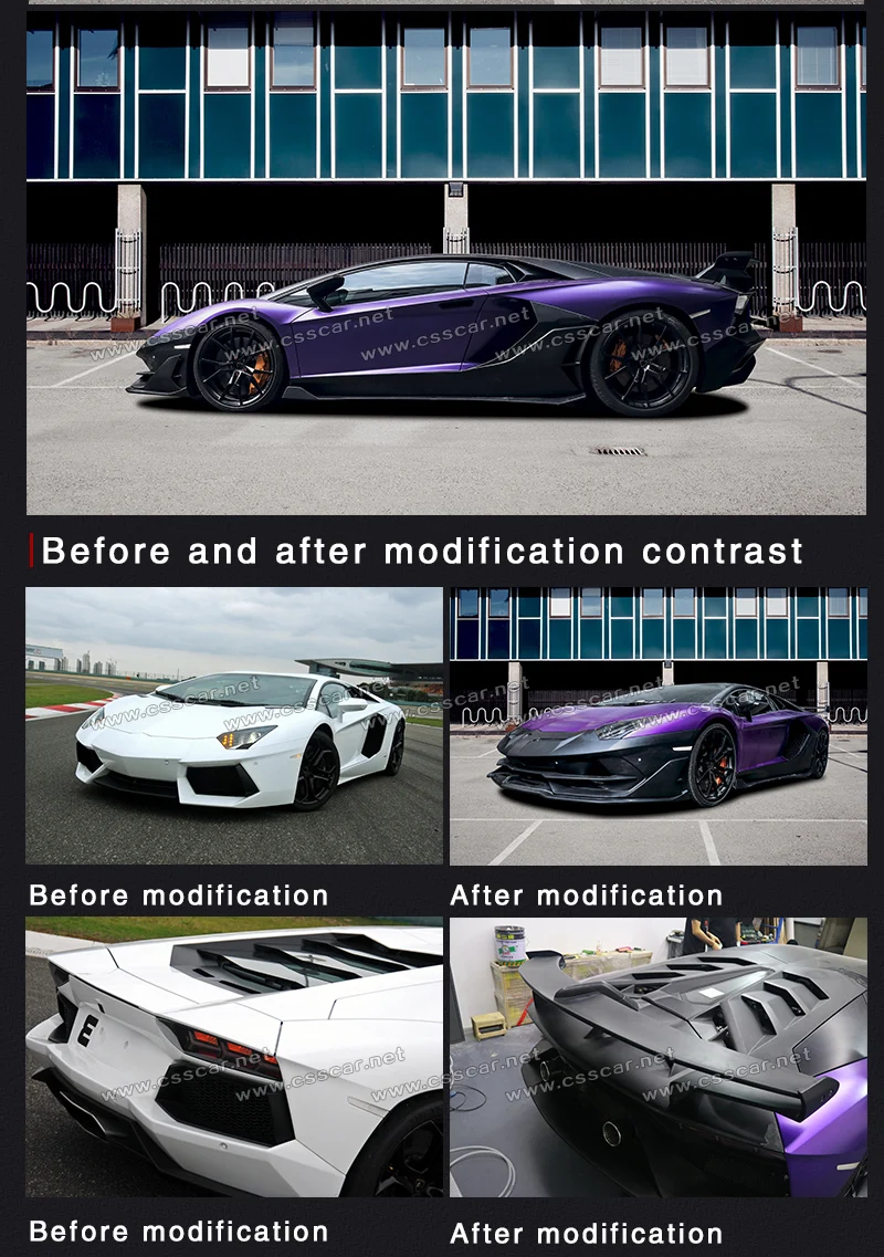 Forged Carbon Fiber Front Bumper Side Skirts Rear Spoiler Trunk Hood ...