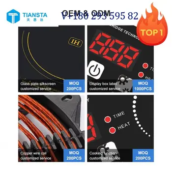 Concave Single Burner Infrared Cooker 3500w Induction Stove Kitchen ...