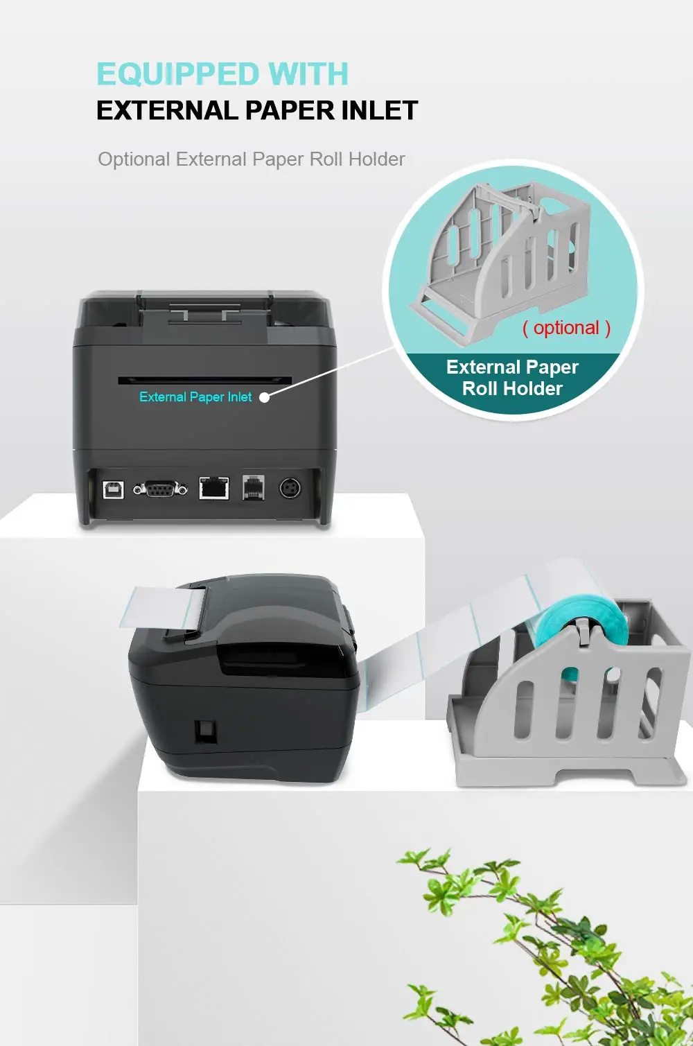 3inch Thermal Label Printer - ZY310 Bluetooth Barcode Printer