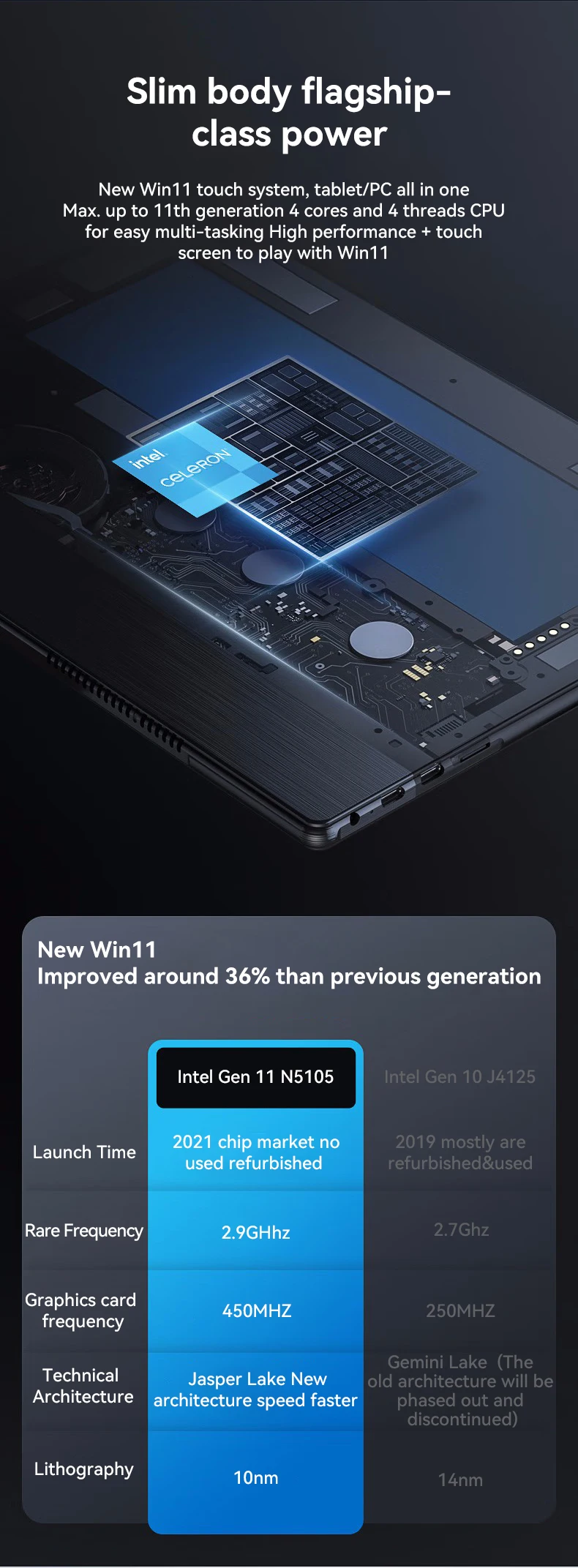 Factory Price Surface Style 2in1 Win 10 11 Computer Tablet With ...