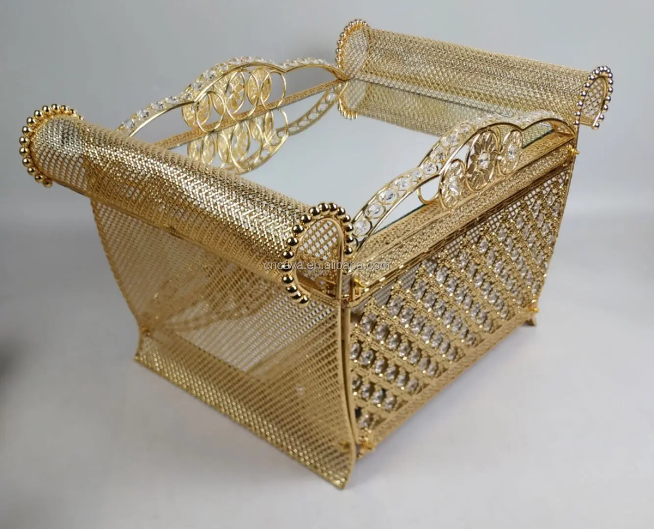 Ethiopian Metal Habesha Coffee Rekebot Table Set with Cups