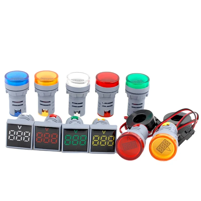 Cnaom Wholesales Cheaper Mini Voltmeter White 60-500v Voltage Meter ...