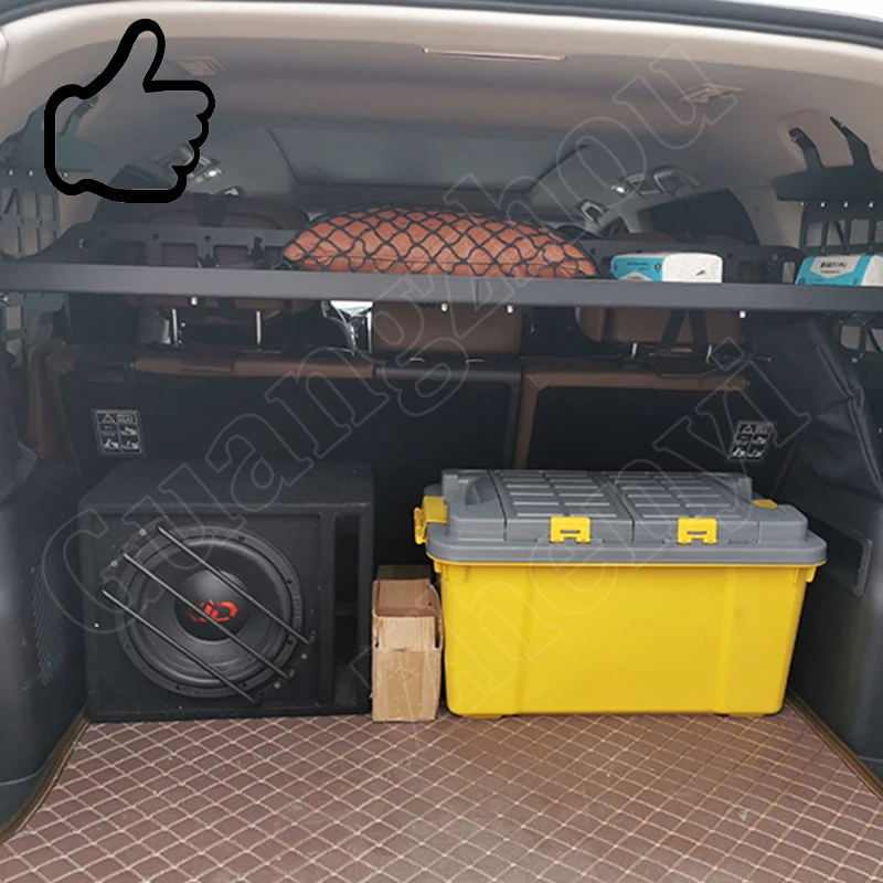 Rear Boot Trunk Window Luggage Storage Organizer Molle Panel Kit For ...