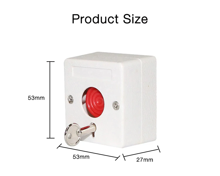 Cheap 12V 24V Emergency Button for Security Systems