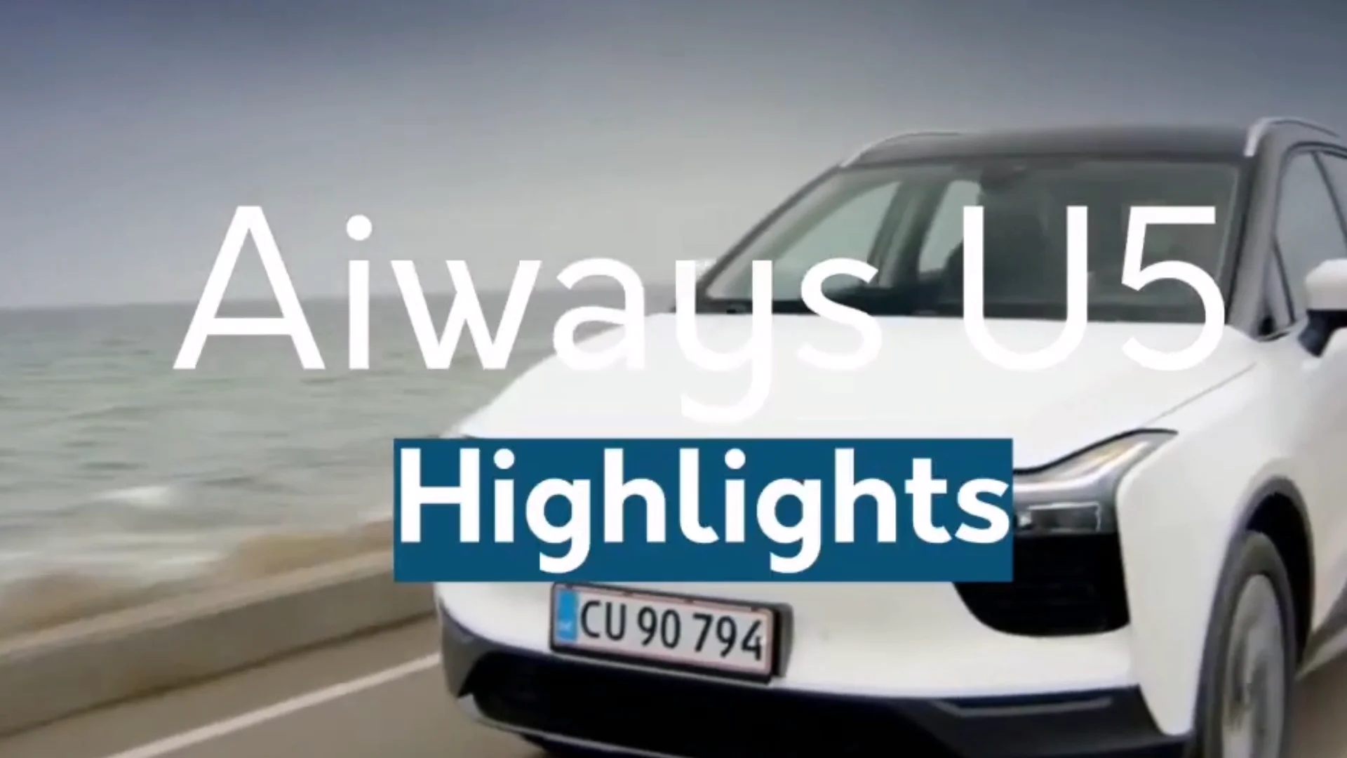 2024 New Energy Vehicle Aiways U5 Ev Car Suv 405km Electric Cars High Performance Electric ...