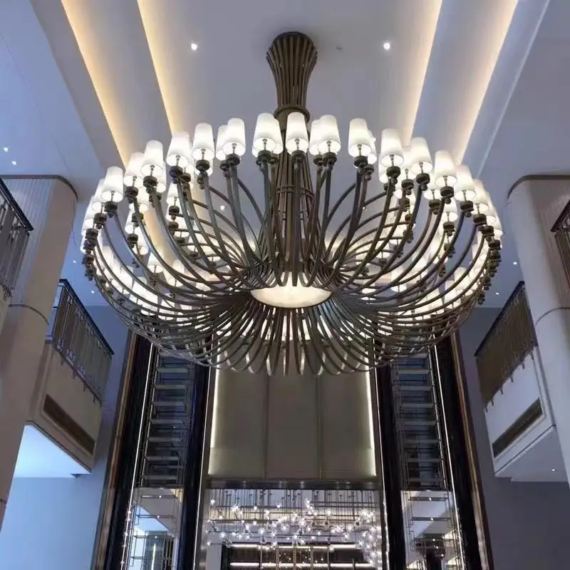 Salon Lighting Modern Restaurant Hotel Lobby Meeting Room Chandelier ...