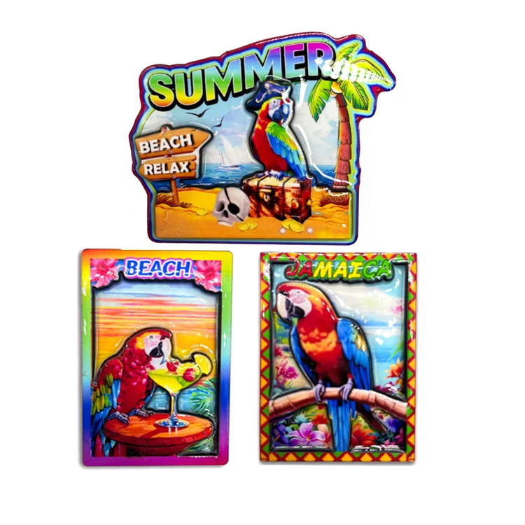 Recuerdo Viaje Caribe Imán Martinica Isla Mapa Fridge Magnets ...