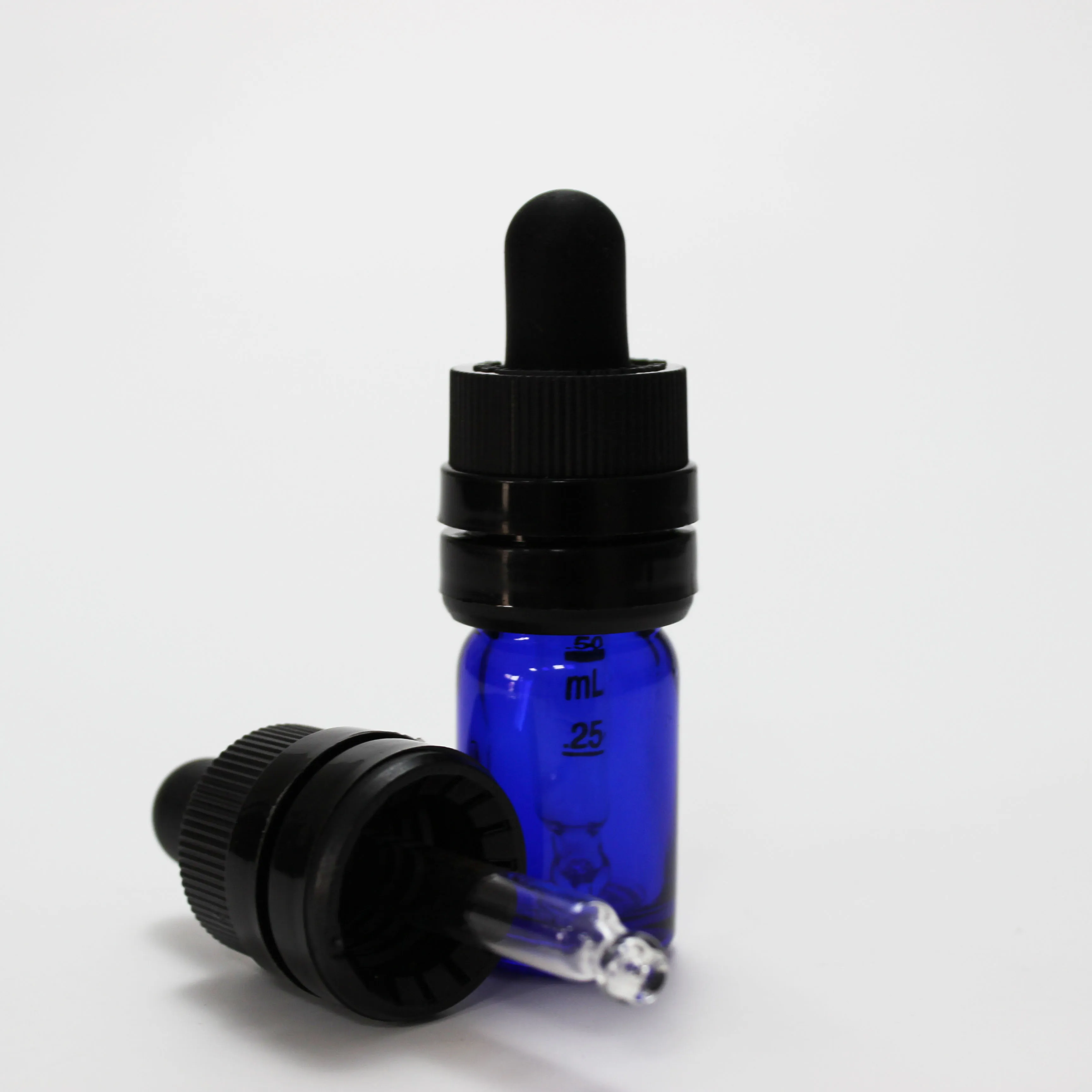 18mm Tamper Evident Double Child Resistance Bottle Plastic Dropper Cap For 10ml 30ml Empty Amber ...