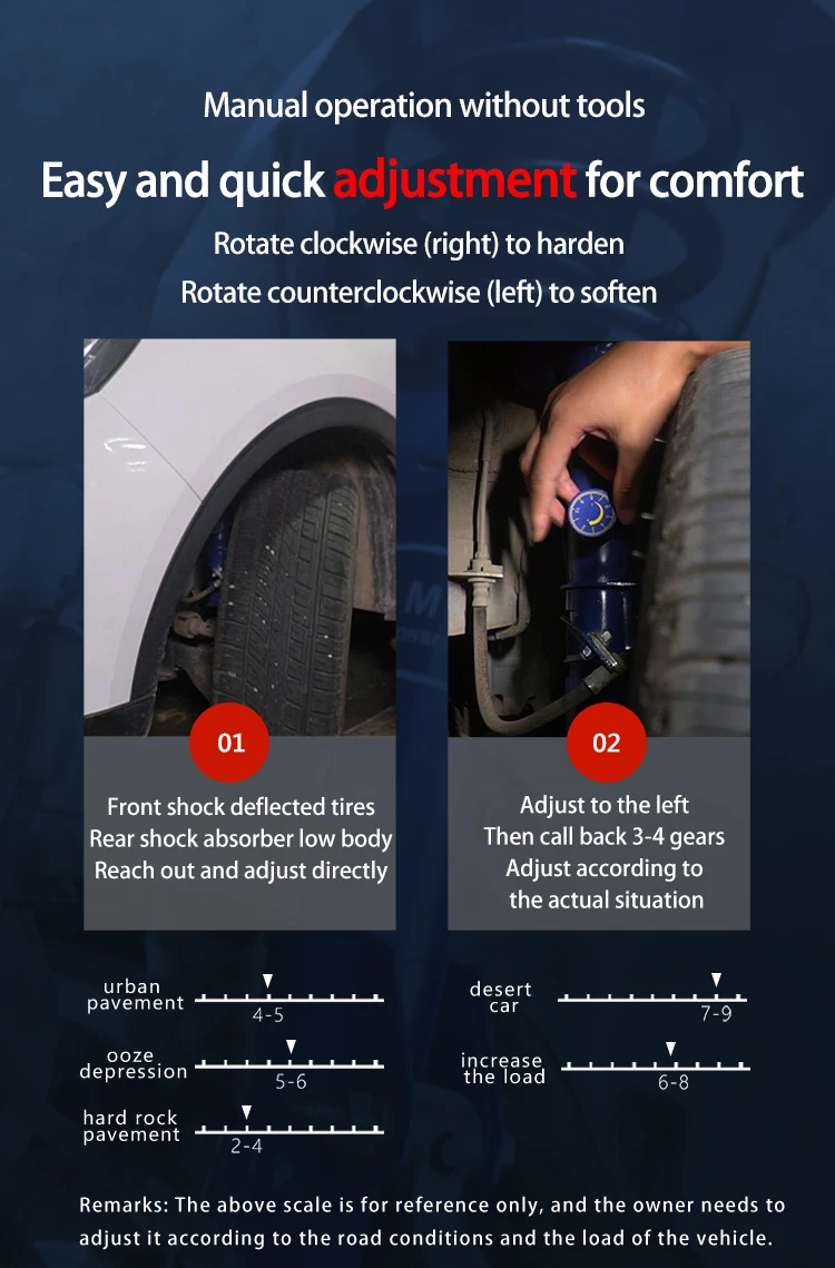 Hyundai Air Suspension Struts Adjustable Shock Absorbers For All Cars ...