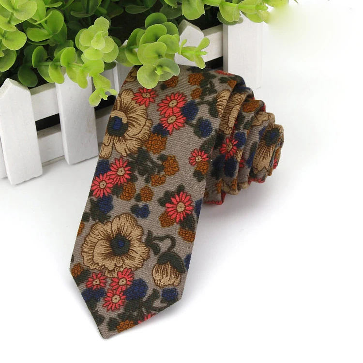 Shop High-Quality 100% Cotton Print Neckties with Private Label