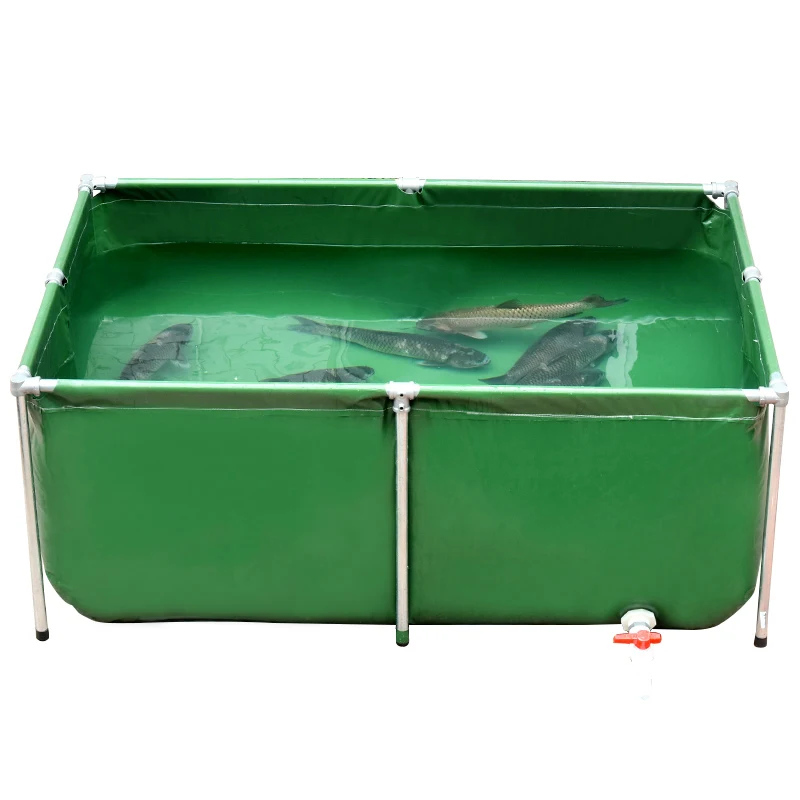 Customized Size Flexible PVC Frame Collapsible Fish Tank PVC Tarpaulin ...