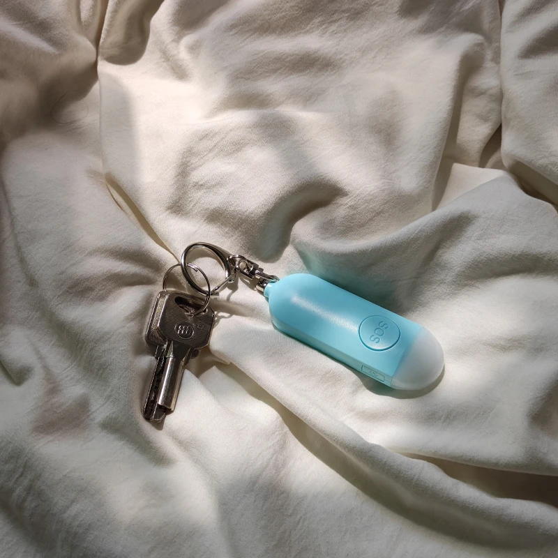 140db Emergency Self Defense Alarm Keychain for Safety