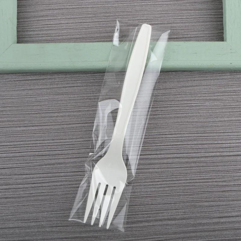 Cpla Manufacture Cornstarch Bagasse Disposable Birthday Cake Spork Fork ...