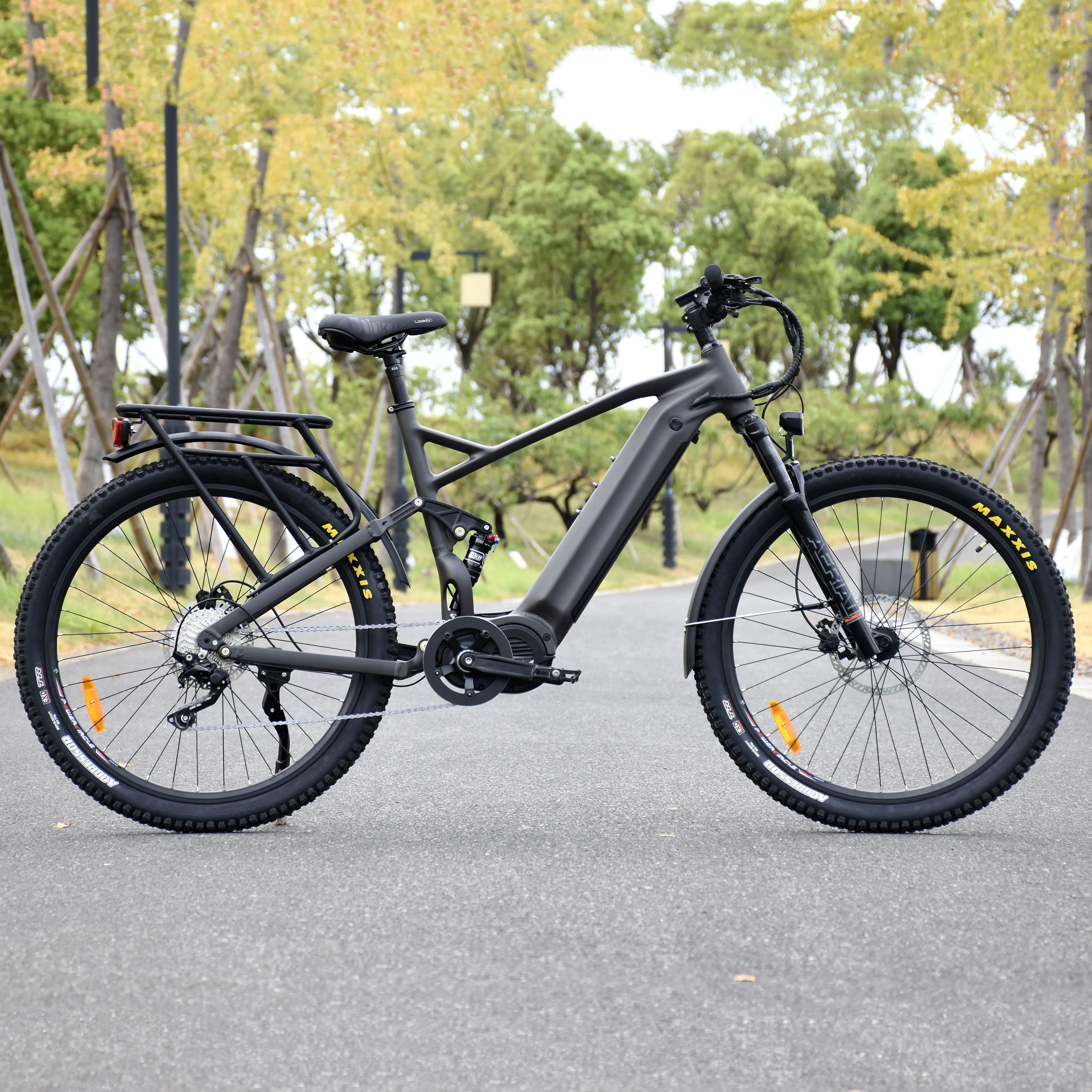 Factory Price Full Suspension Electric Mountain Bike Bafang 1000w 48v ...